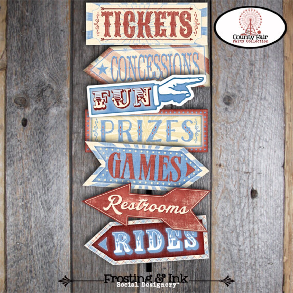County Fair Invitation County Fair Birthday Invitation - Etsy