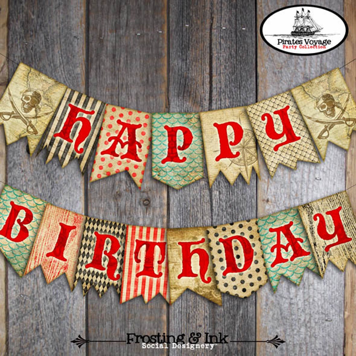 Pirate Party Decorations Pirate Birthday Decorations Set - Etsy