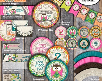 Owl Favor Tags - Etsy