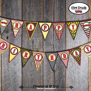 Fire Truck Birthday Party Activity Bundle Activity Signs & - Etsy