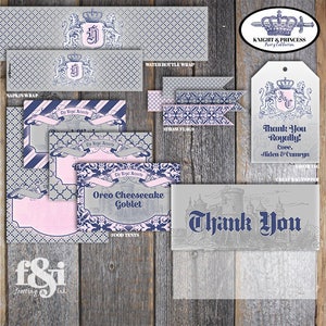 Knight & Princess Welcome Poster Knight Princess Birthday Sign Princess ...