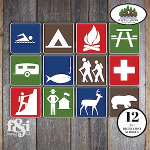Camping Food Labels Camp Food Labels Camping Birthday - Etsy