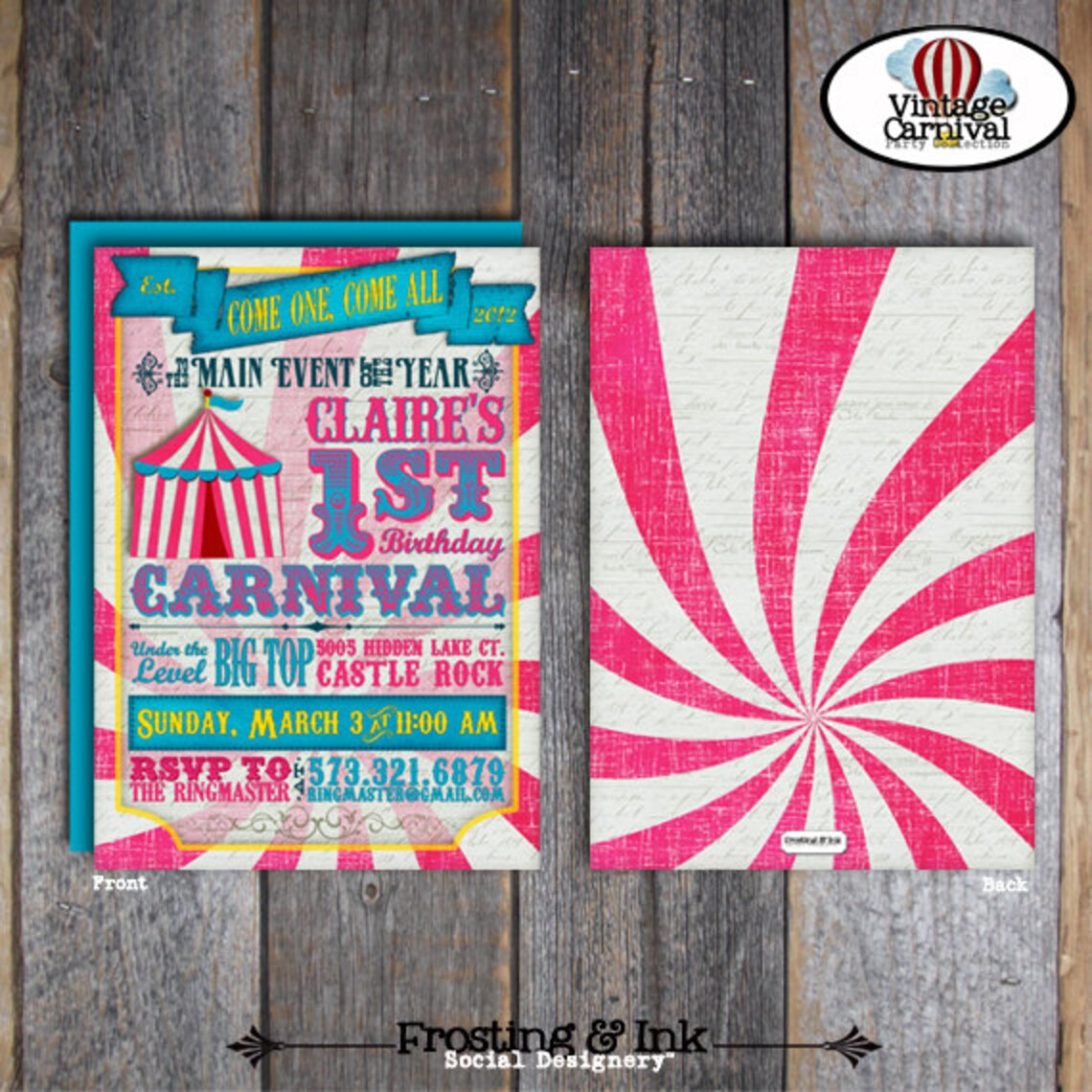 Carnival Food Tents Carnival Food Labels Circus Food Tents | Etsy