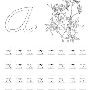 Montessori Language Rainbow Letters - Spring - Etsy