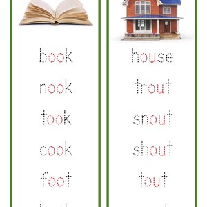 Green Series] Phonogram Word Lists - Vowel Teams - Etsy