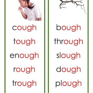 Green Series] Phonogram Word Lists - Vowel Teams - Etsy