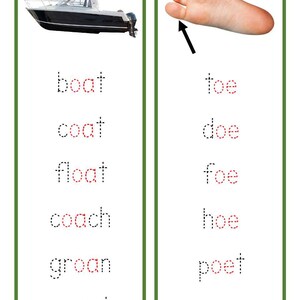 Green Series] Phonogram Word Lists - Vowel Teams - Etsy