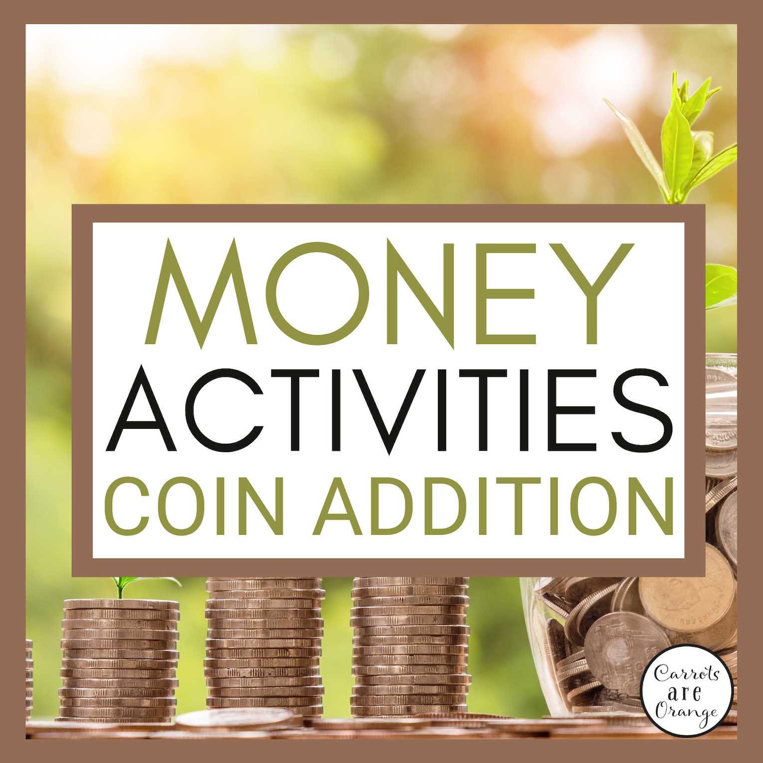 Money] Adding Money Activity for Preschool Kindergarten - Coin Addition ...