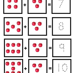 Apple Theme Activities Pack Montessori Inspired - Etsy