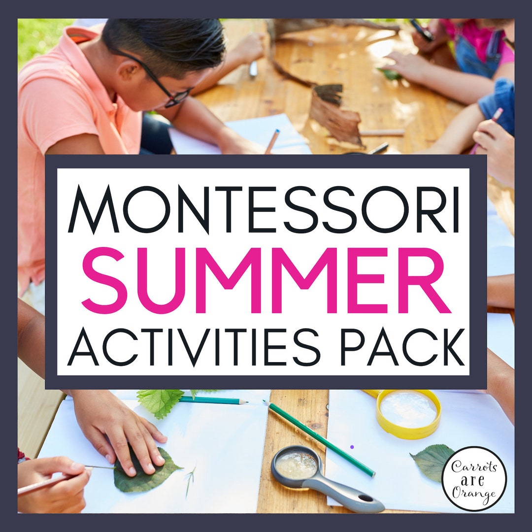 Montessori Summer Activities Pack - Etsy