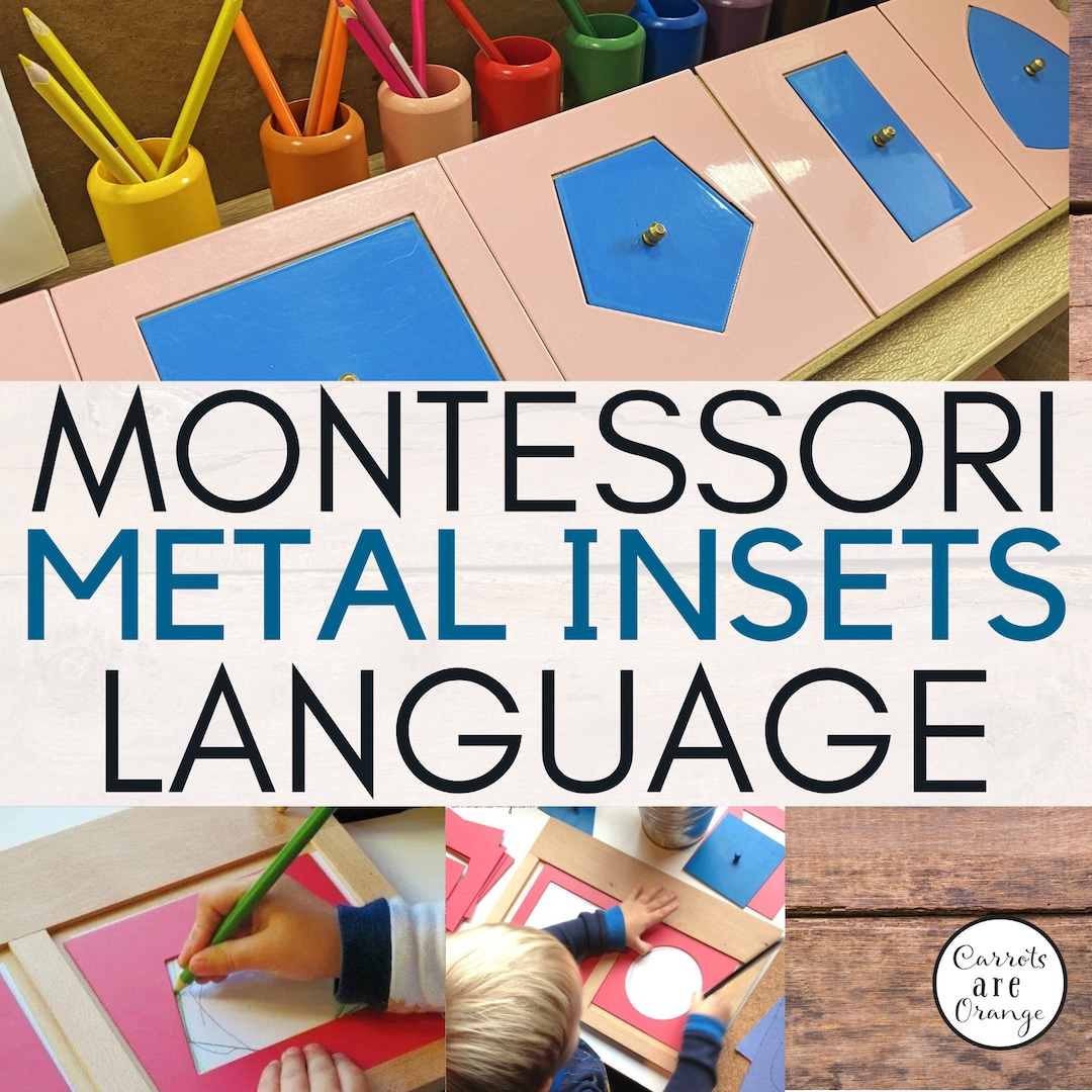 Montessori Metal Inset Activities - Etsy