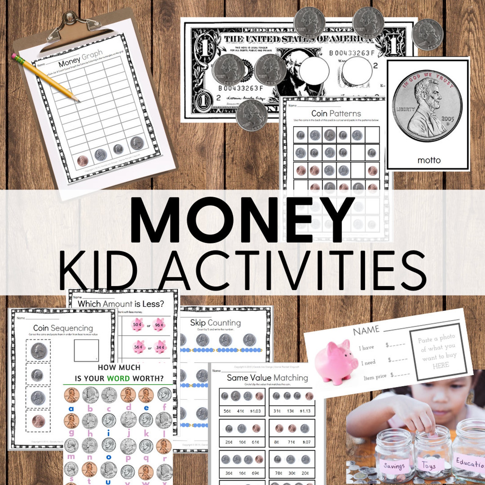 Montessori Money Activities Pack - Etsy
