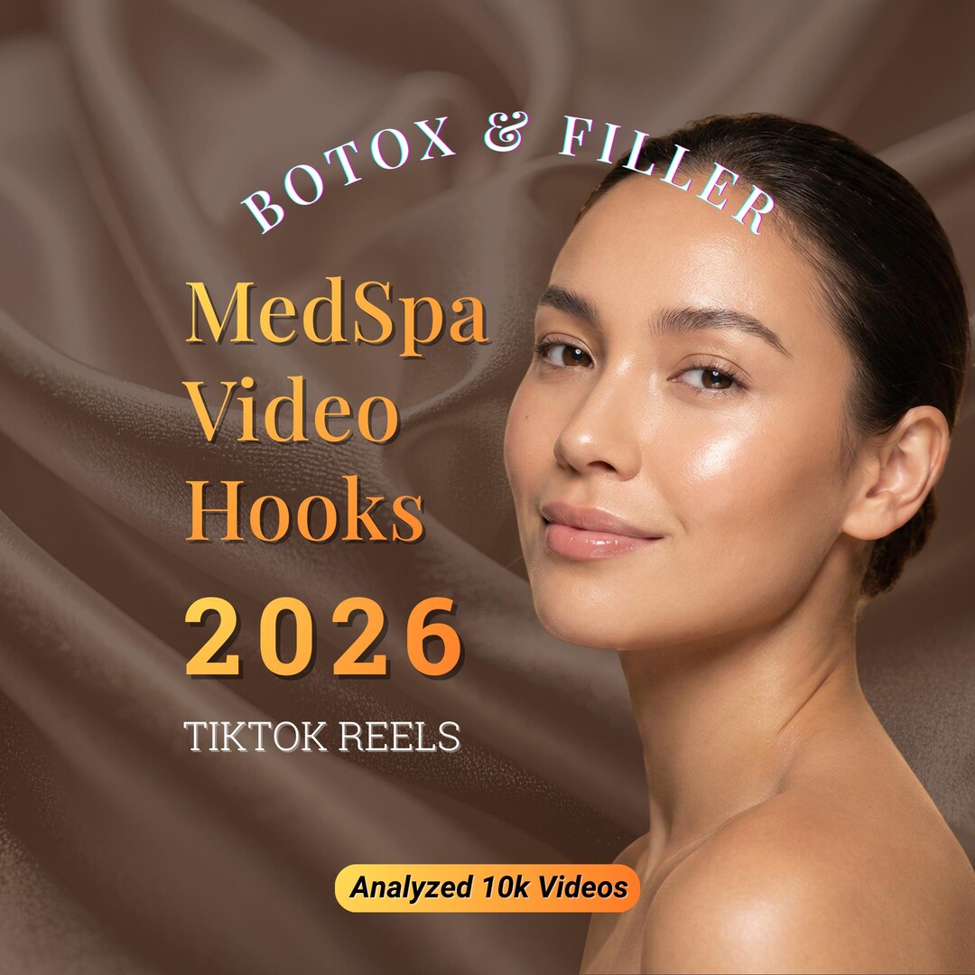 Medspa Marketing Hooks 2026, Botox & Filler Instagram Captions (PDF ...