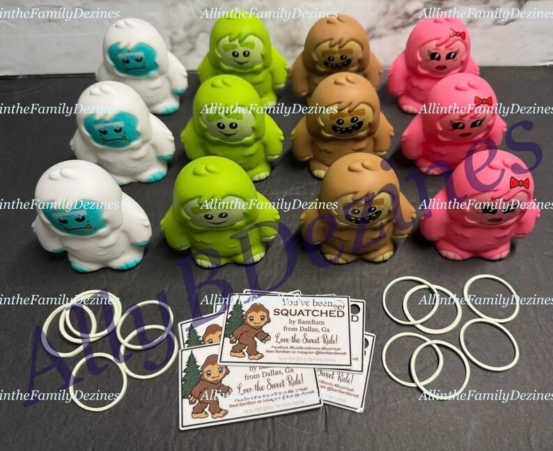 Mini Sasquatches for Squatching Aka Bucking - Etsy