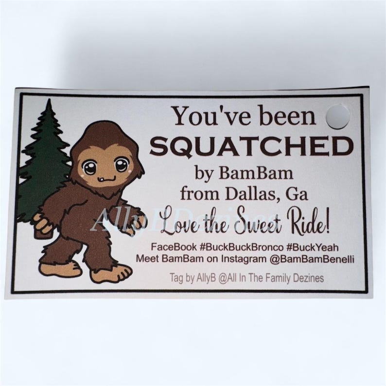 Mini Sasquatches for Squatching Aka Bucking - Etsy