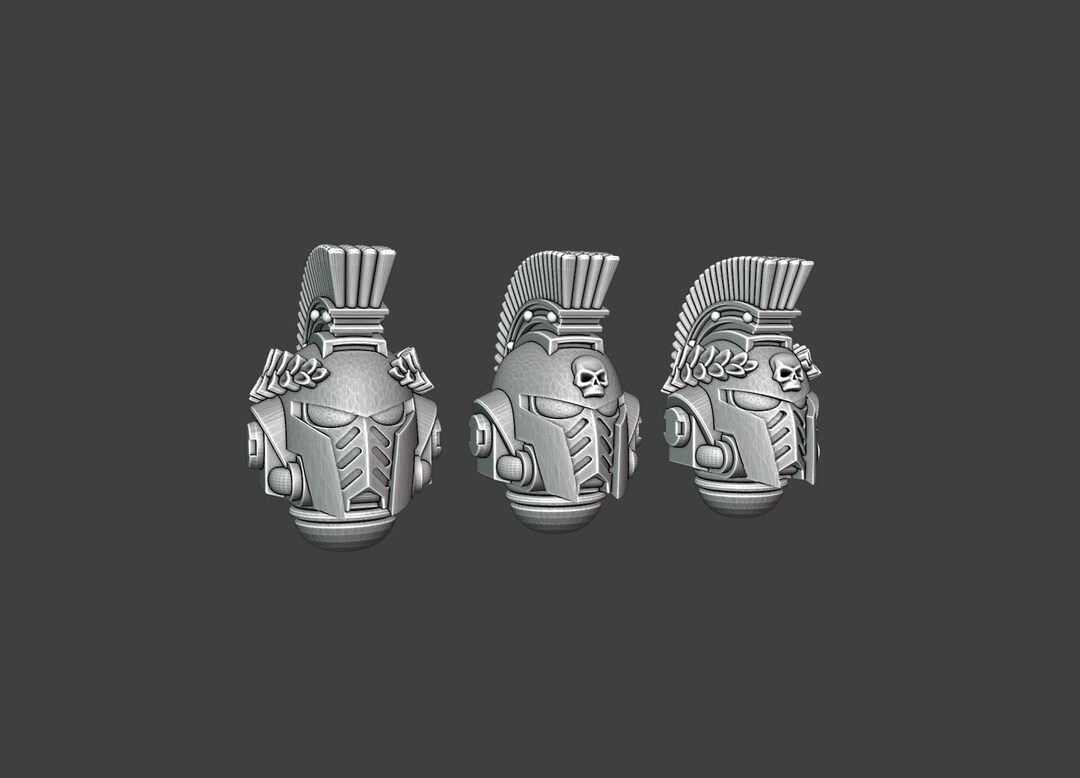 Space Knights - Hoplite Greek Style Plume - Scifi Miniature Tabletop ...