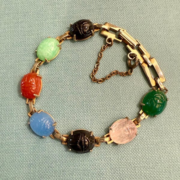 Scarab Bracelet - Etsy