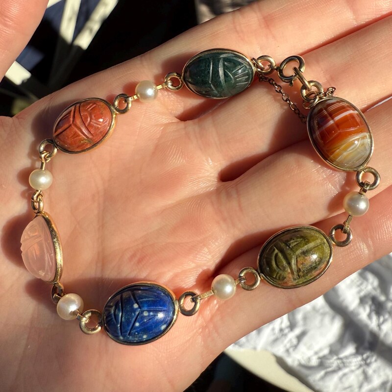 Scarab Bracelet - Etsy