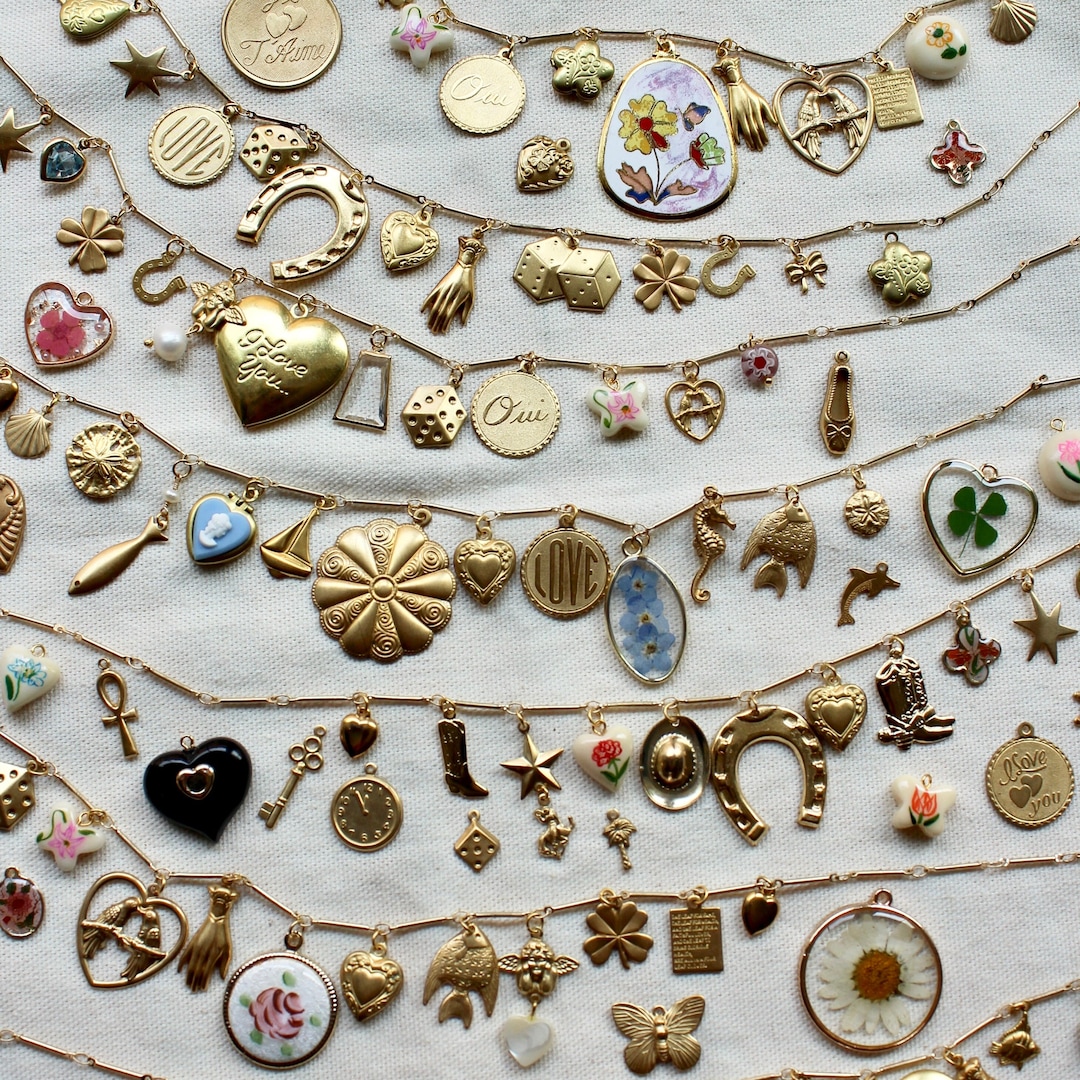 Build Your Own Custom Charm Necklace - Customizable Charm Necklace ... Build Your Own Custom Charm Necklace - Customizable Charm Necklace ...