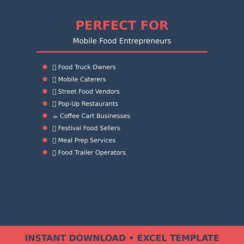 Food Truck Cash Flow Excel Spreadsheet | Bookkeeping Dashboard Template ...
