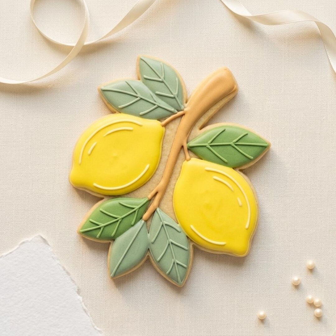 Lemon Branch Cookie Cutter, 3D Printed Garden Party - Etsy