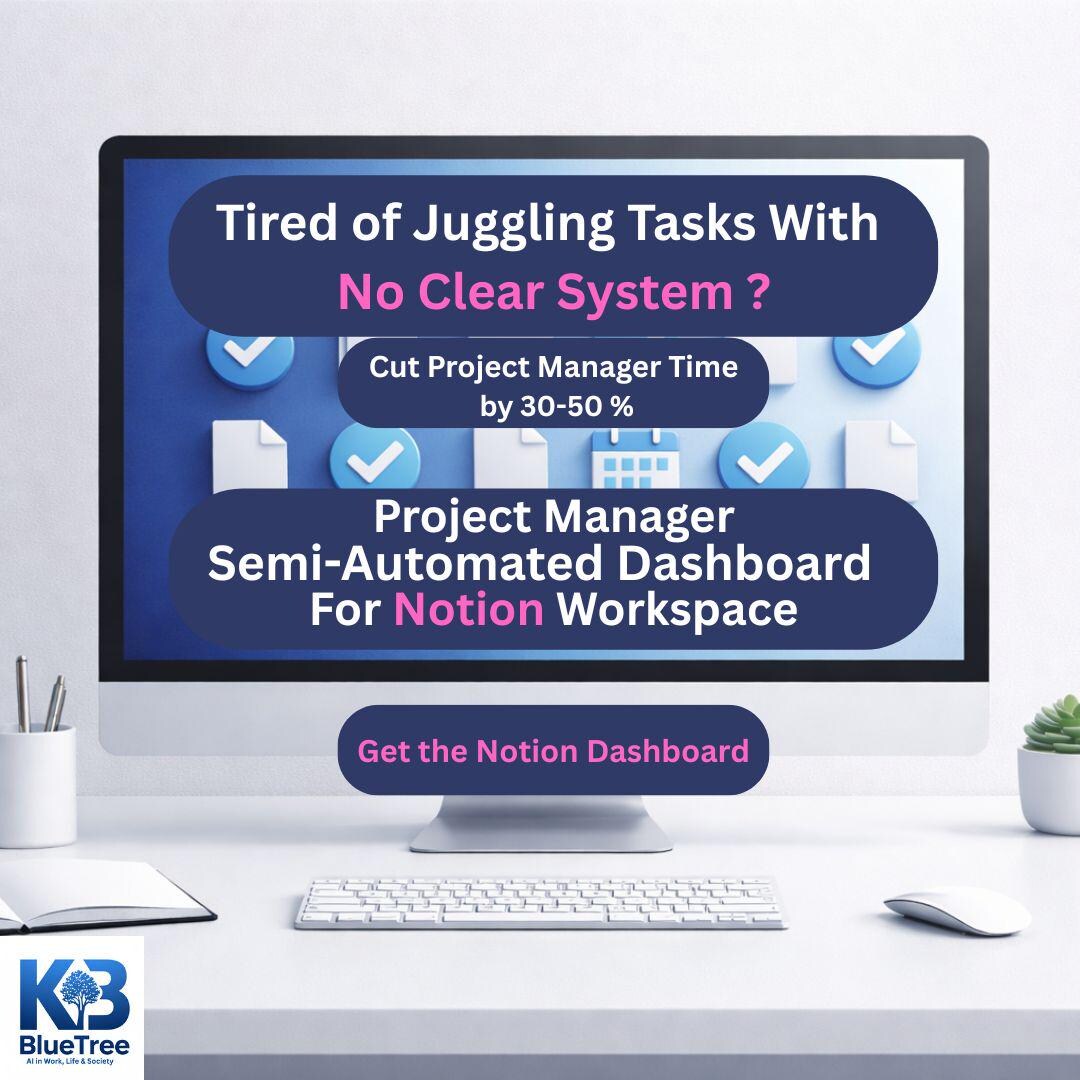 Semi-automated Project Manager Dashboard for Notion - Etsy