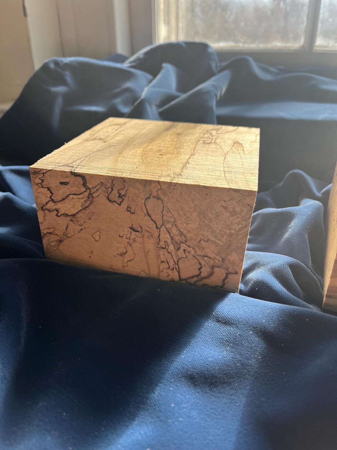 Spalted Maple Bowl Blank: Air Dried Woodturning Block - Etsy