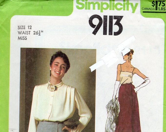 Vintage 60's Simplicity 8497 Misses' Designer Fashion Evening Gown, or ...