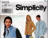 Simplicity 9409 Misses' Zip-up High Collar Jackets and - Etsy