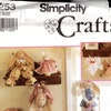 Simplicity 7826 Stuffed Teddy Bears, in Three Sizes, 18.5 ", 22", and ...