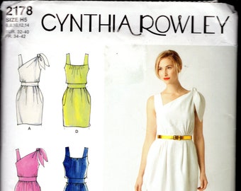 Butterick 3451 Evening Length Gowns With Empire Waist, Thin Shoulder ...