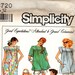 Retro 80's Simplicity 8720 Misses' baby Bump Maternity Dress or Tunic ...