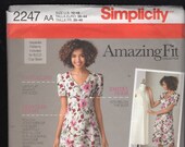 Simplicity 2247 Misses' Figure Flattering Dress Has V - Etsy