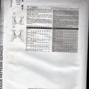 Vogue 2880 Desigher Dress by Bellville Sassoon, W/surplice, and Roched ...