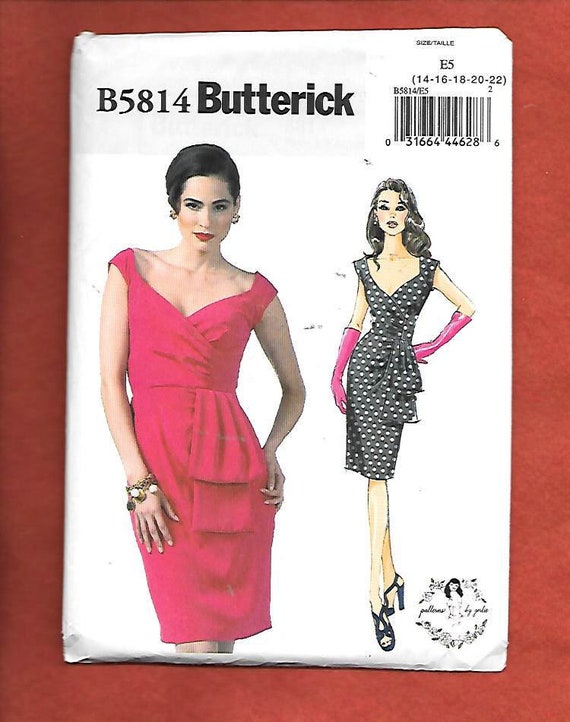 Sewing & Needlecraft Sewing UNCUT 2012 Butterick 5814 misses' close ...