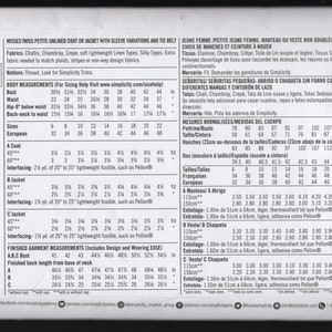 Simplicity 8554 Misses' Loose-fit Contemporary Take on the Classic ...