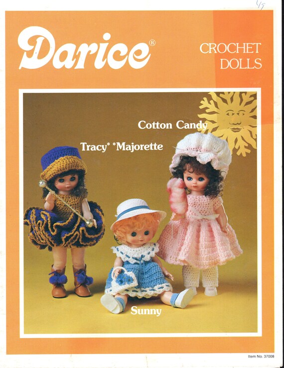 Vintage 80 s Darice Inc. Crochet Instructional Booklet to Crochet the Outfit to Fit A Inch Doll Item No. 37008 Etsy UK