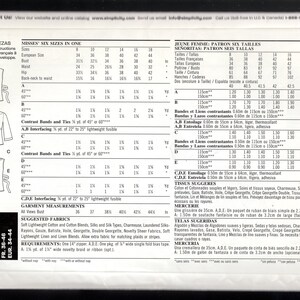 New Look 6515 Misses' Tops, Are Sleeveless, Fluted Capped, 3/4 Length ...