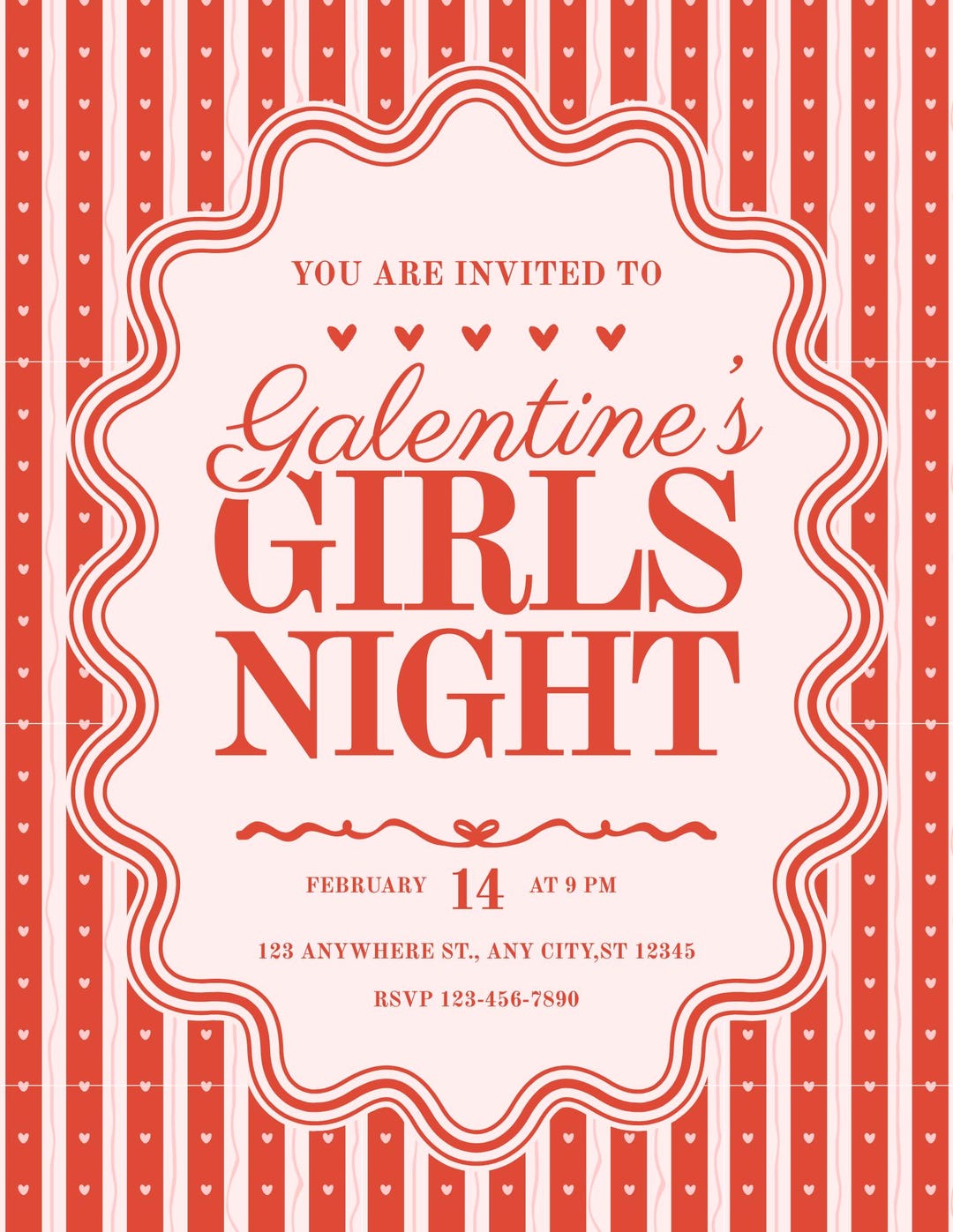 Galentine's Day Invitation Flyer - Etsy