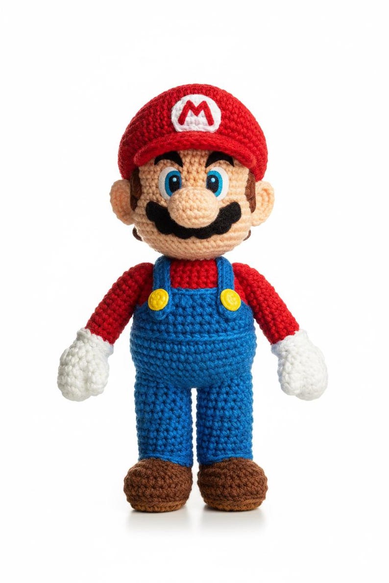 Super Mario Amigurumi Crochet Pattern – English PDF - Etsy