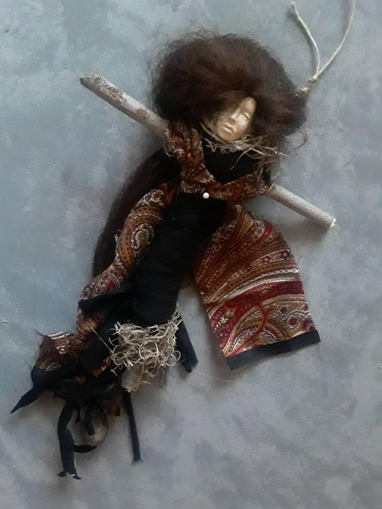 Voodoo Doll Witch Doll Curse Doll Hanging Witch Doll Etsy