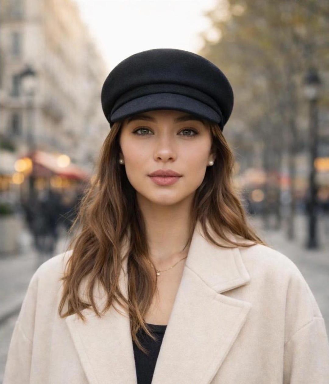 French Beret - Wool Classic French Style Beret - Handmade Winter Hat ...