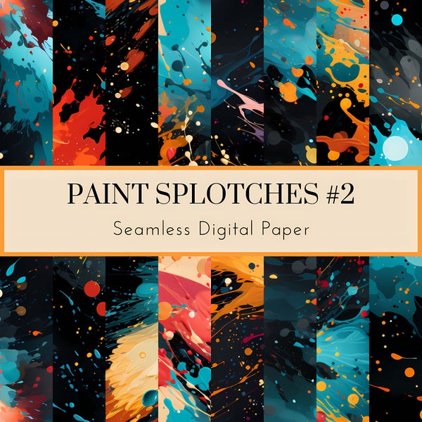 Paint Splotches - Etsy