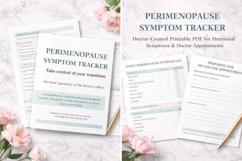 Perimenopause Symptom Tracker | Doctor-created Printable PDF for ...