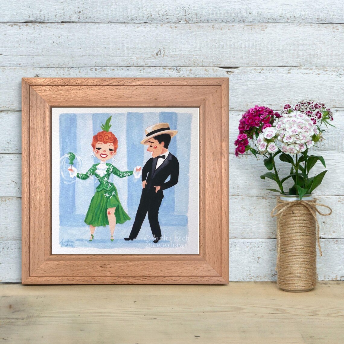 I Love Lucy - Chick Chicky Boom - 6 X 6 Inch Fine Art Print - Etsy