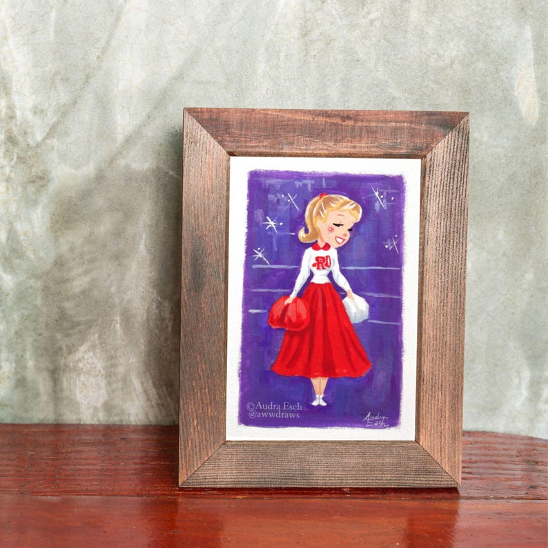 Olivia Newton John 'grease' Fine Art Print - Cheerleader Sandy - 4x6 ...