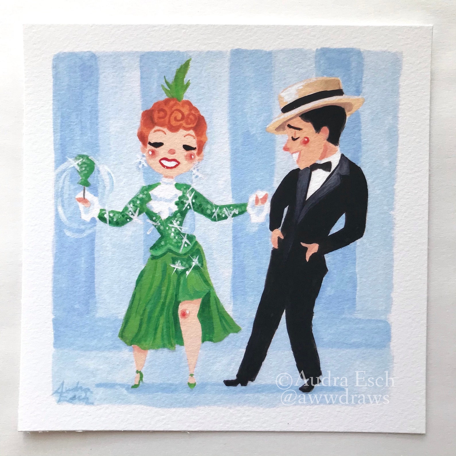 I Love Lucy - Chick Chicky Boom - 6 X 6 Inch Fine Art Print - Etsy