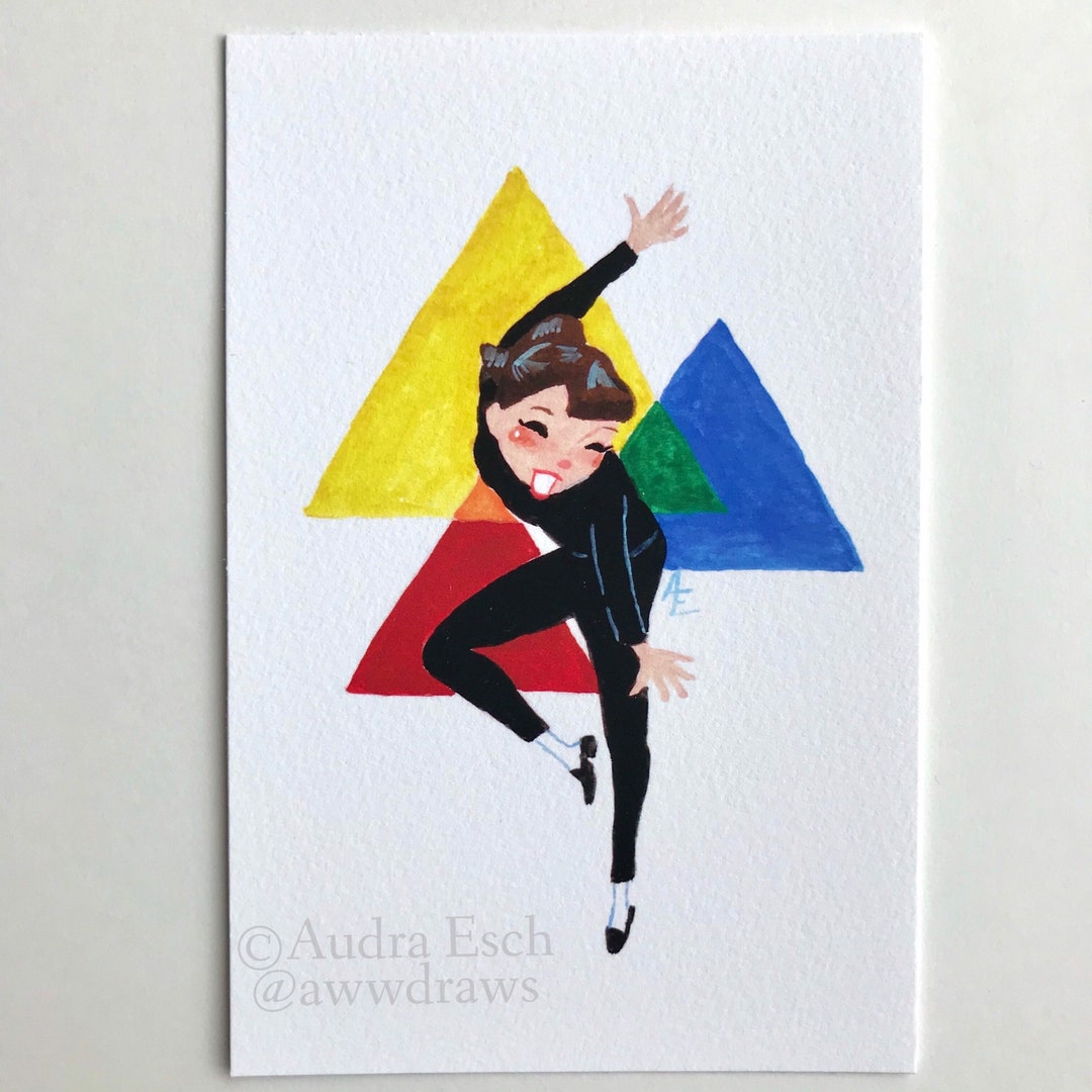 Audrey Hepburn Funny Face Fine Art Print - Bohemian Dance With ...