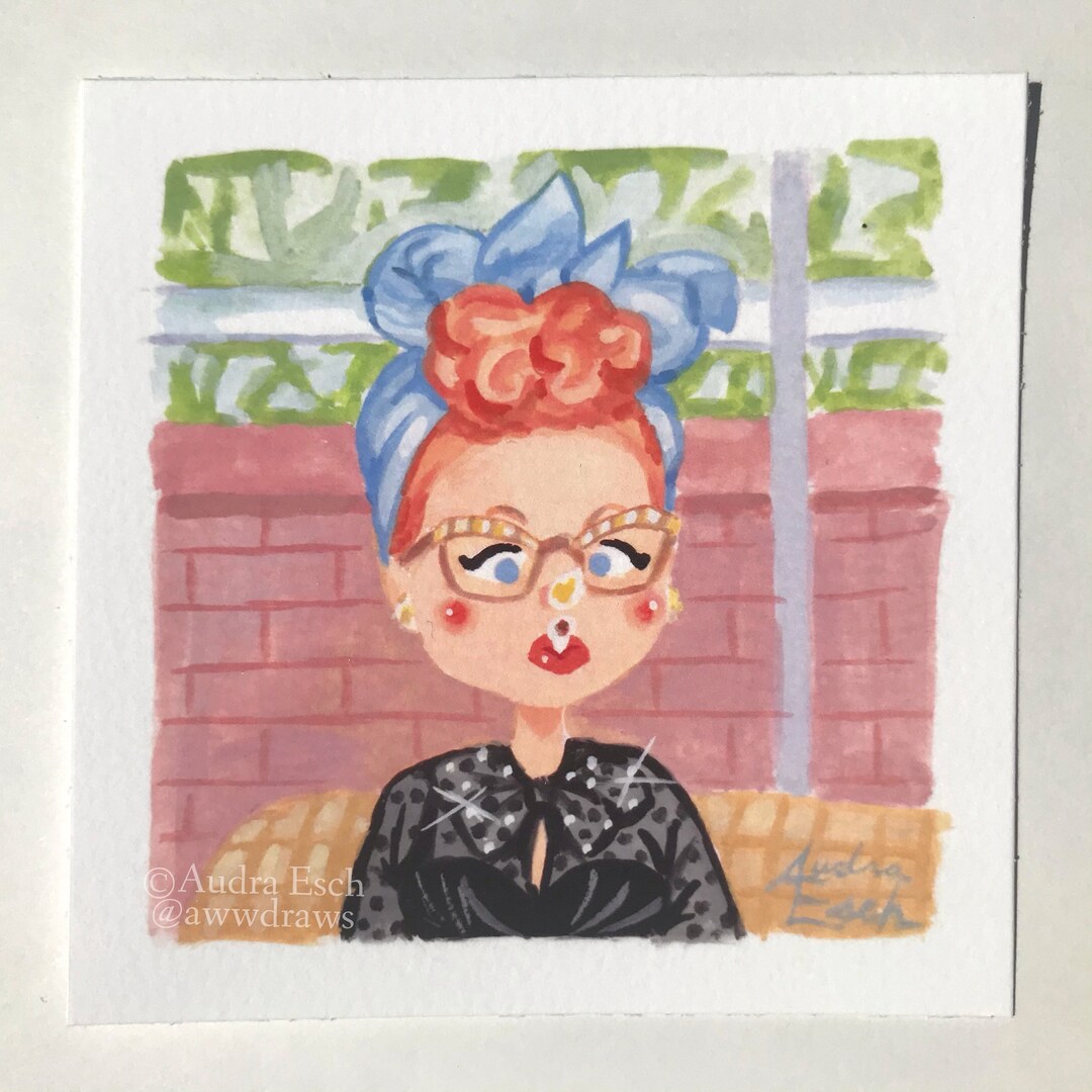 I Love Lucy - Lucy's Nose on Fire - 4 X 4 Inch Fine Art Print - Etsy