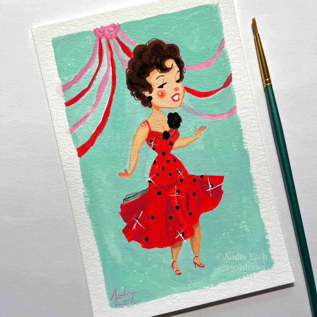 Grease Tribute Illustration - Stockard Channing as Rizzo at Prom - 4 X ...